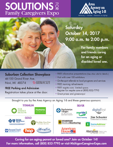 AAA 1B Caregiver Expo 2017 Electronic Flyer | AgeWaysAgeWays